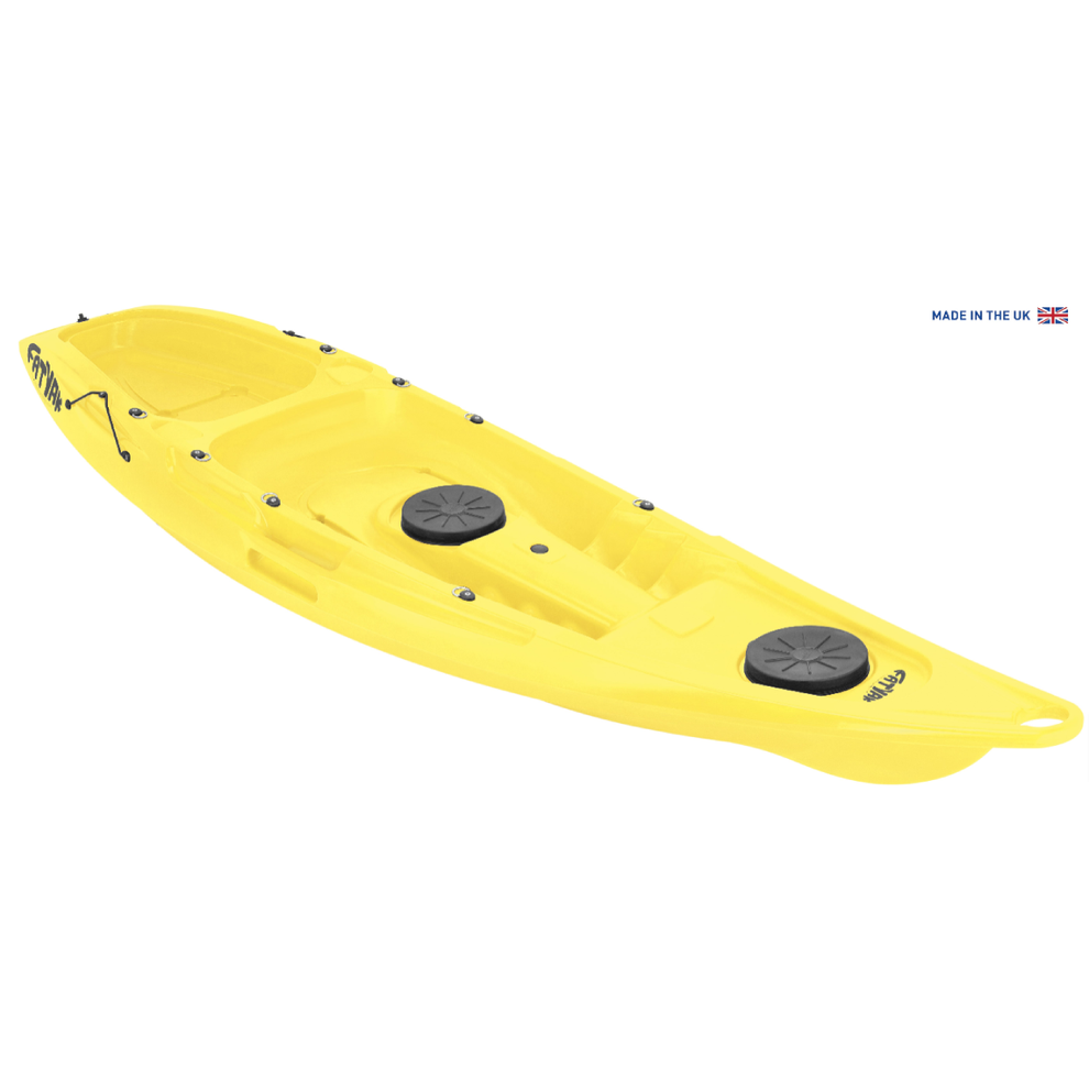 Kaafu Solo Kayak Yellow - Plastic Neutral Lightweight & Stable – Fatyak ...
